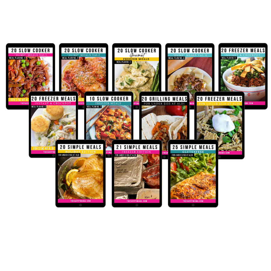 12 Meal Plan Bundle - Save Over $500 on Groceries! – The Savvy Mama Shop