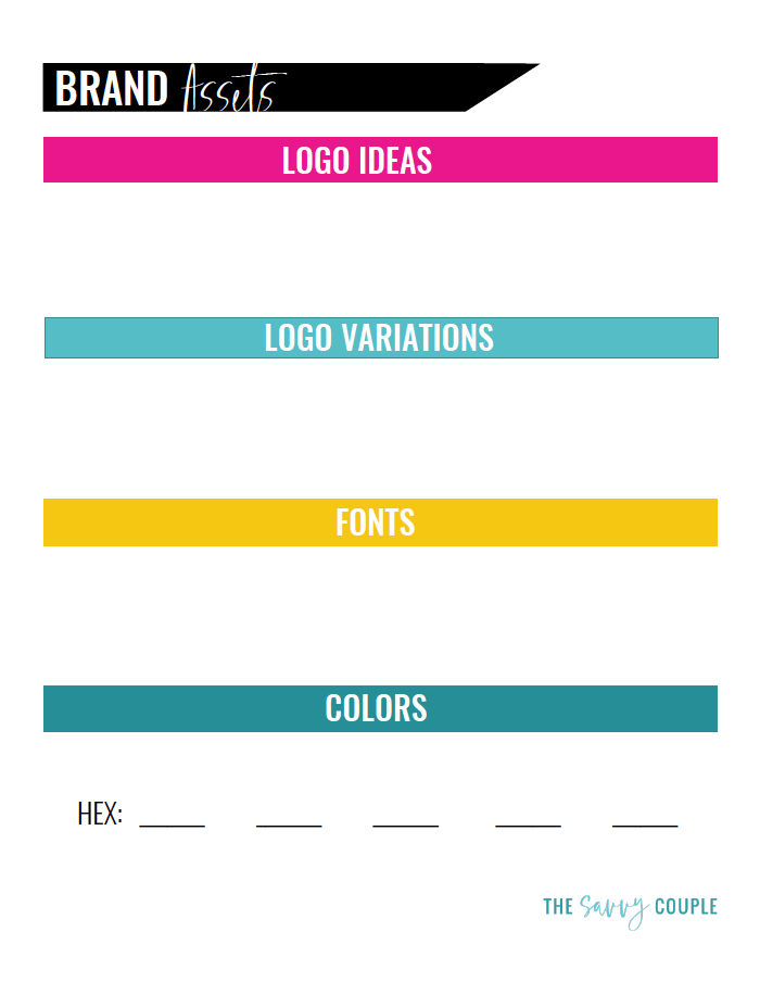 Start Your Blog Boot Camp WorkBook {15 Page Digital Download} – The ...